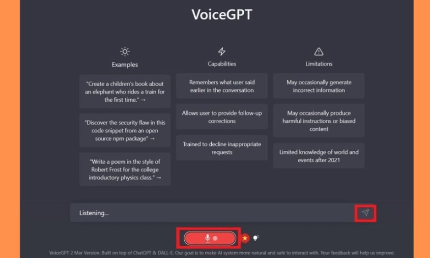 What is VoiceGPT? Discover Features That Help You Optimize Your Work